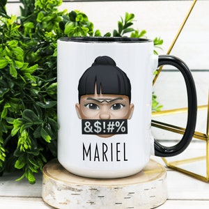 PERSONALIZED Bitmoji Coffee Mug Custom Bitmoji Mug Coworker - Etsy