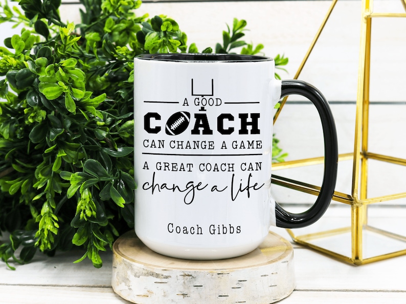 Personalized Football Coach Mug: Appreciation Gift - Etsy