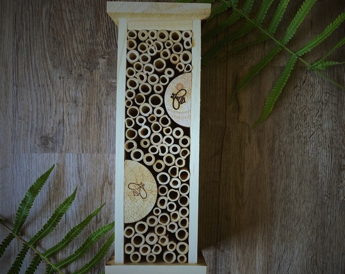 Bee House Bee Home Bee Hotel Bug Hotel Medium - Etsy