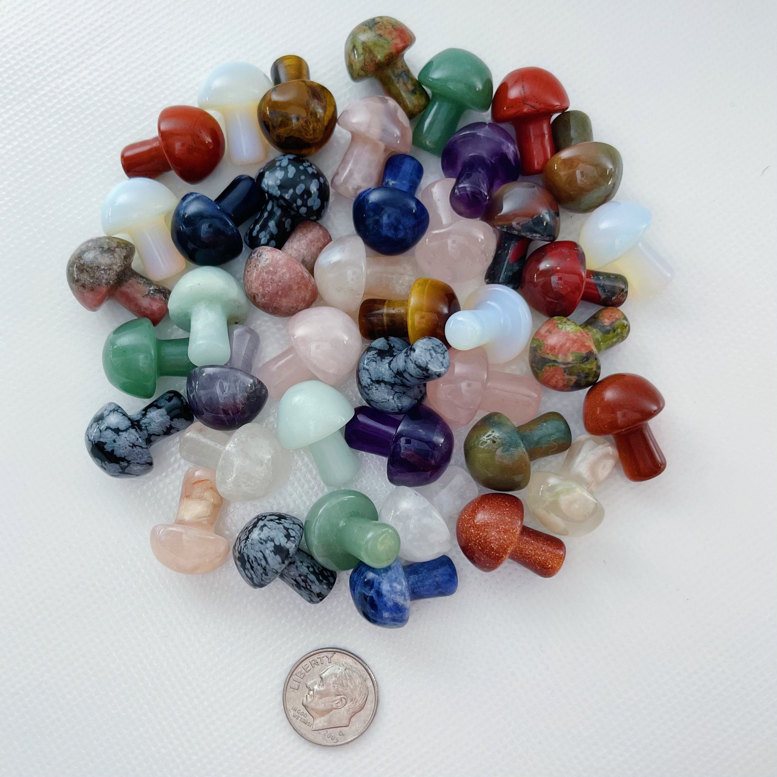 Crystal Mushroom Carved Crystal Mushroom Gemstone Mushroom - Etsy UK