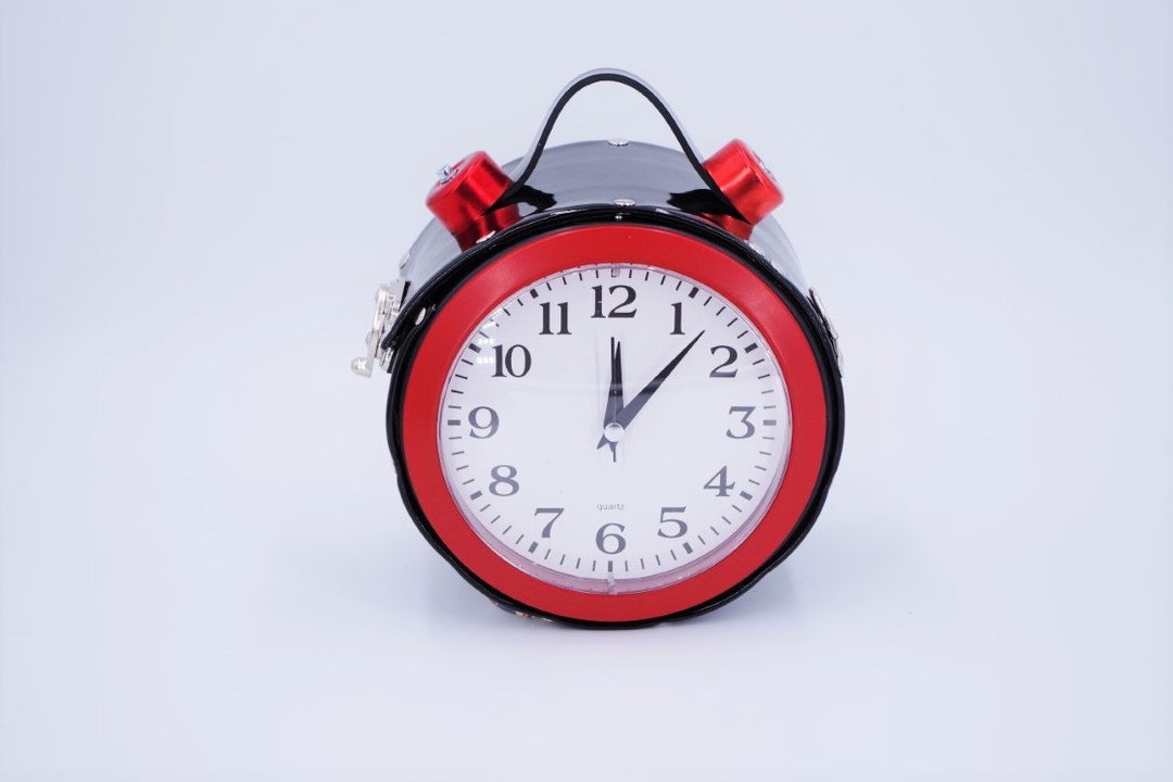Clock Bag Red - Etsy
