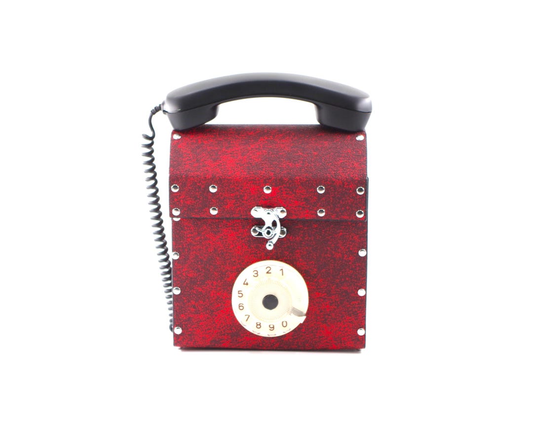 Telefon Bag Red-black - Etsy