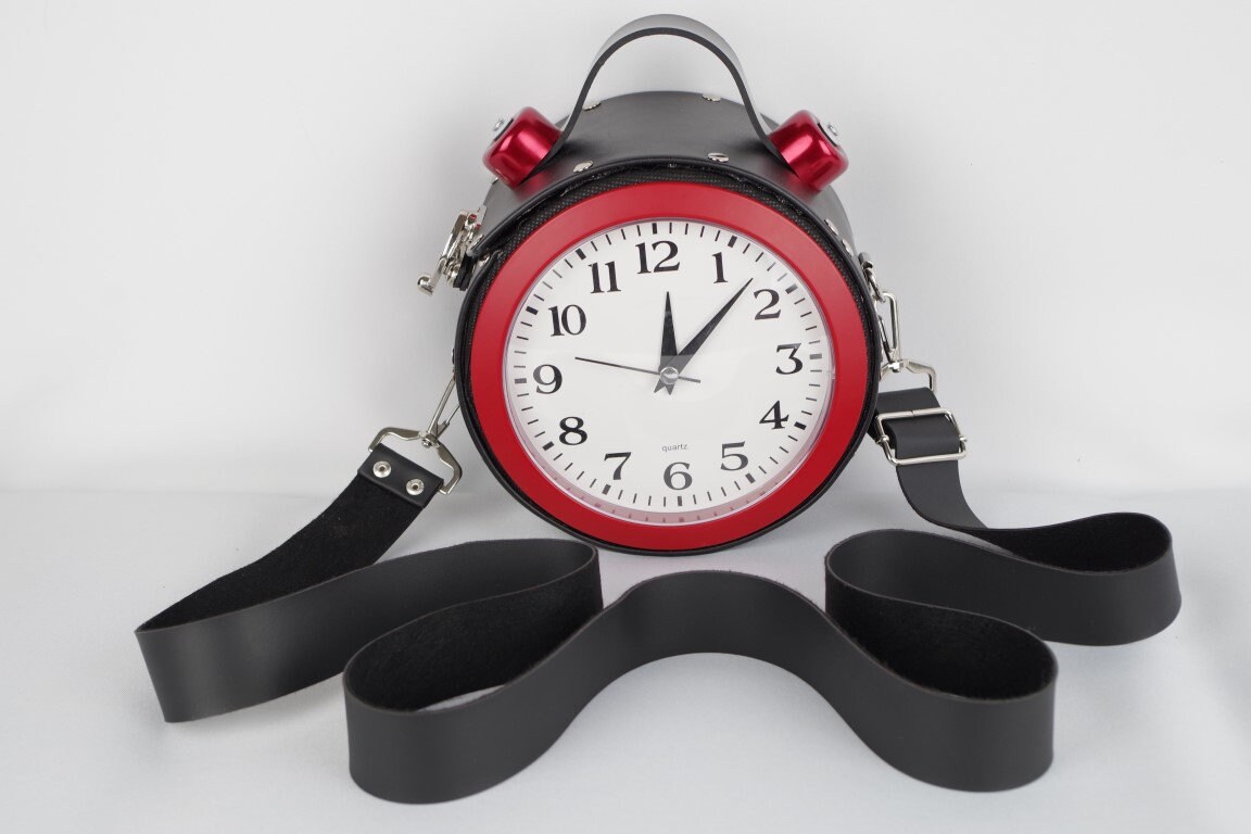 Clock Bag Red | Etsy