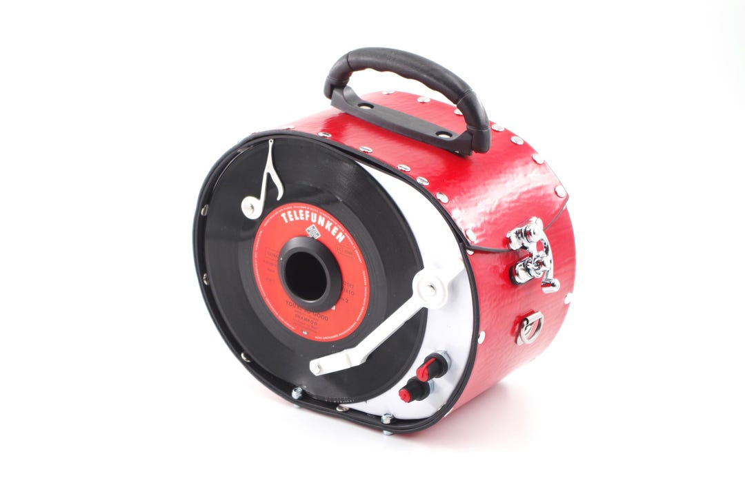 Lp-recorder Red Bluetooth Function !!! - Etsy