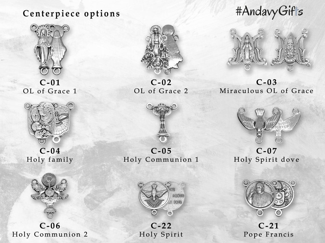 Large Catholic Divine Mercy Wood Mens Women Rosary With St | Etsy