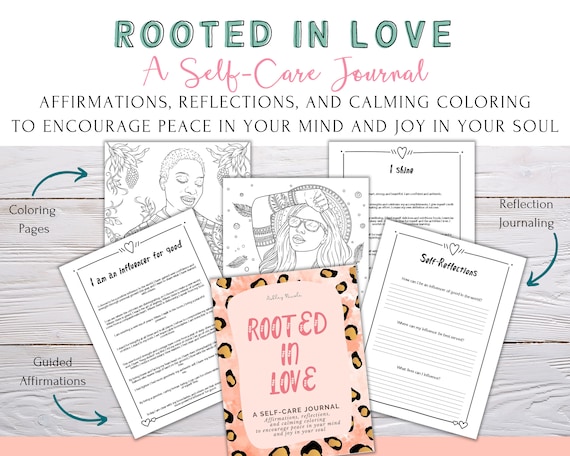 Printable Affirmation Journal Positive Affirmations Self | Etsy