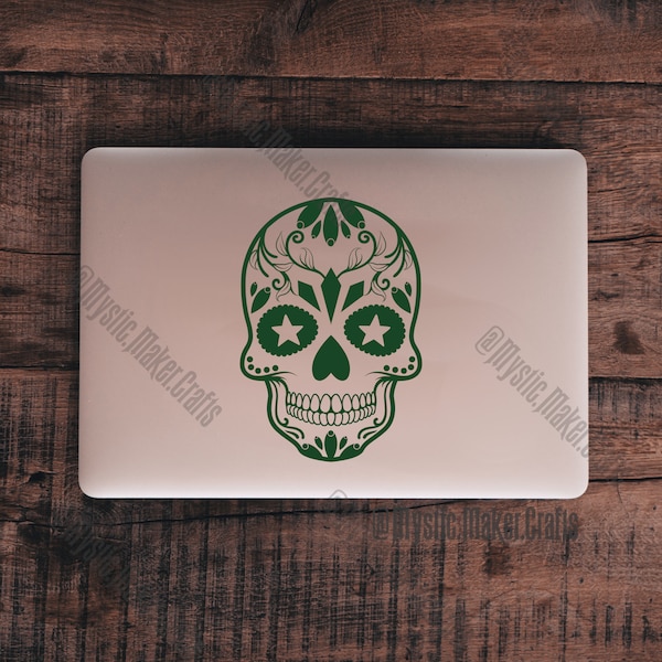Sugar Skull Decal - Etsy