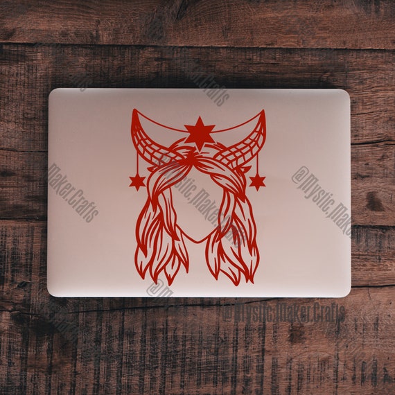 Celestial Goddess Decal Viking Woman Vinyl Sticker Permanent | Etsy