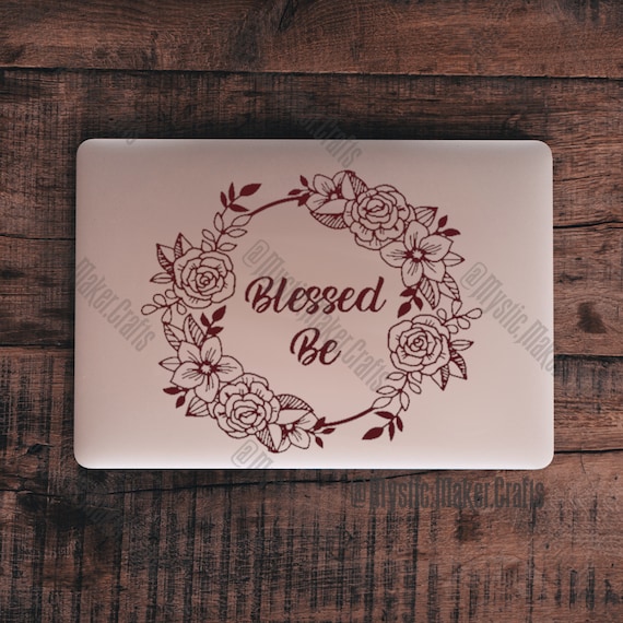 Blessed Be Vinyl Decal Permanent Vinyl Decal Wicca Car | Etsy