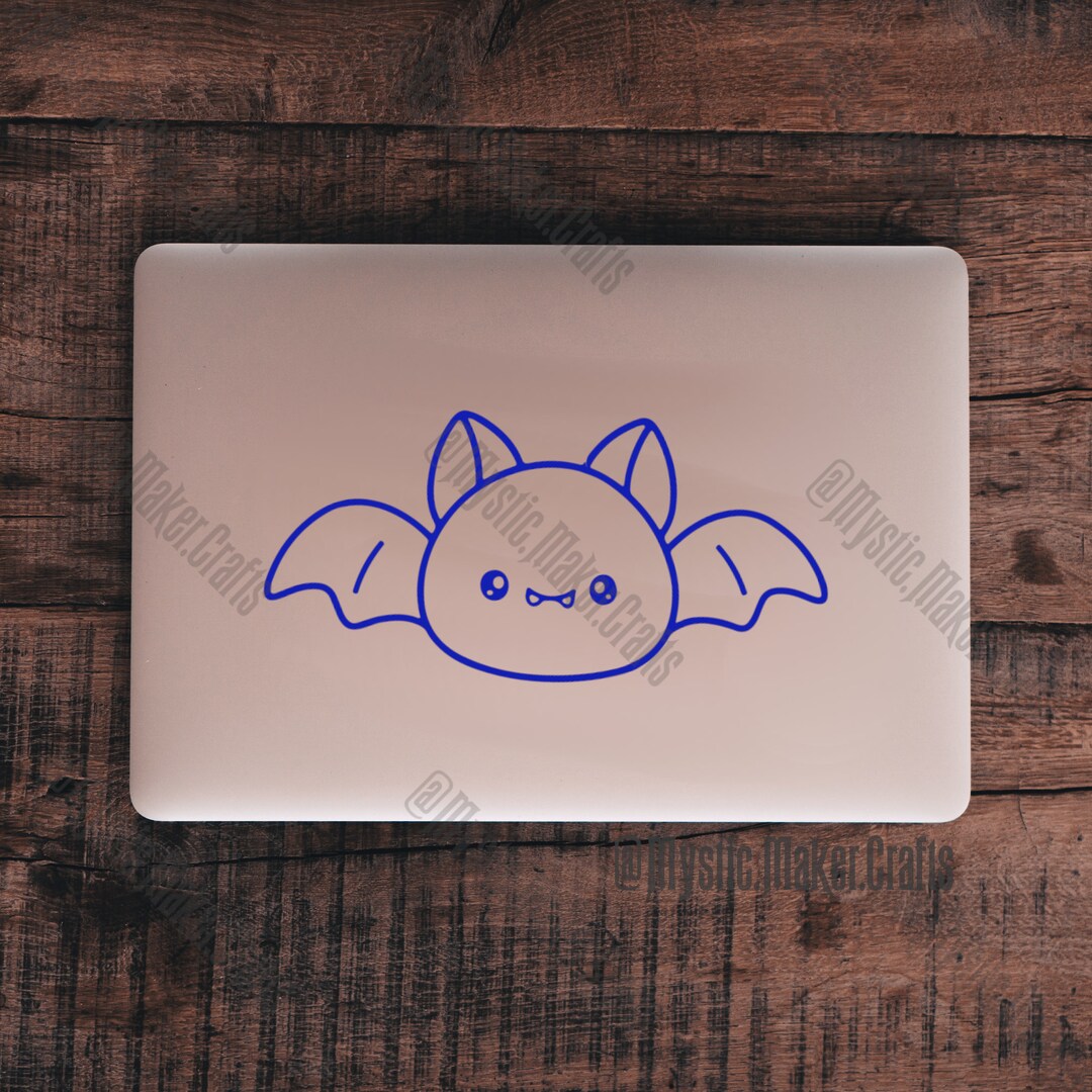 Cute Bat Car Decal- Permanent Vinyl Decal- Bat Tumbler Sticker - Etsy