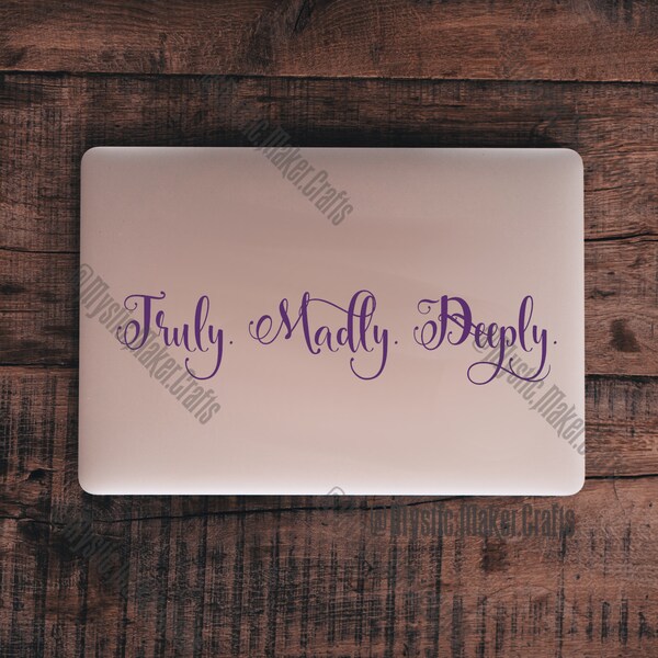 Truly Madly Deeply - Etsy