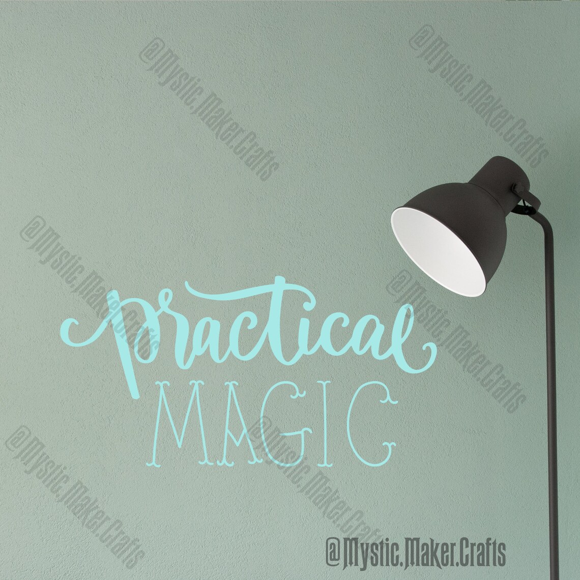 Practical Magic Wall Decal Witchy Wall Decal Removable Wall | Etsy