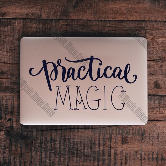 Practical Magic Decal Permanent Vinyl Decal Witch Car Decal | Etsy