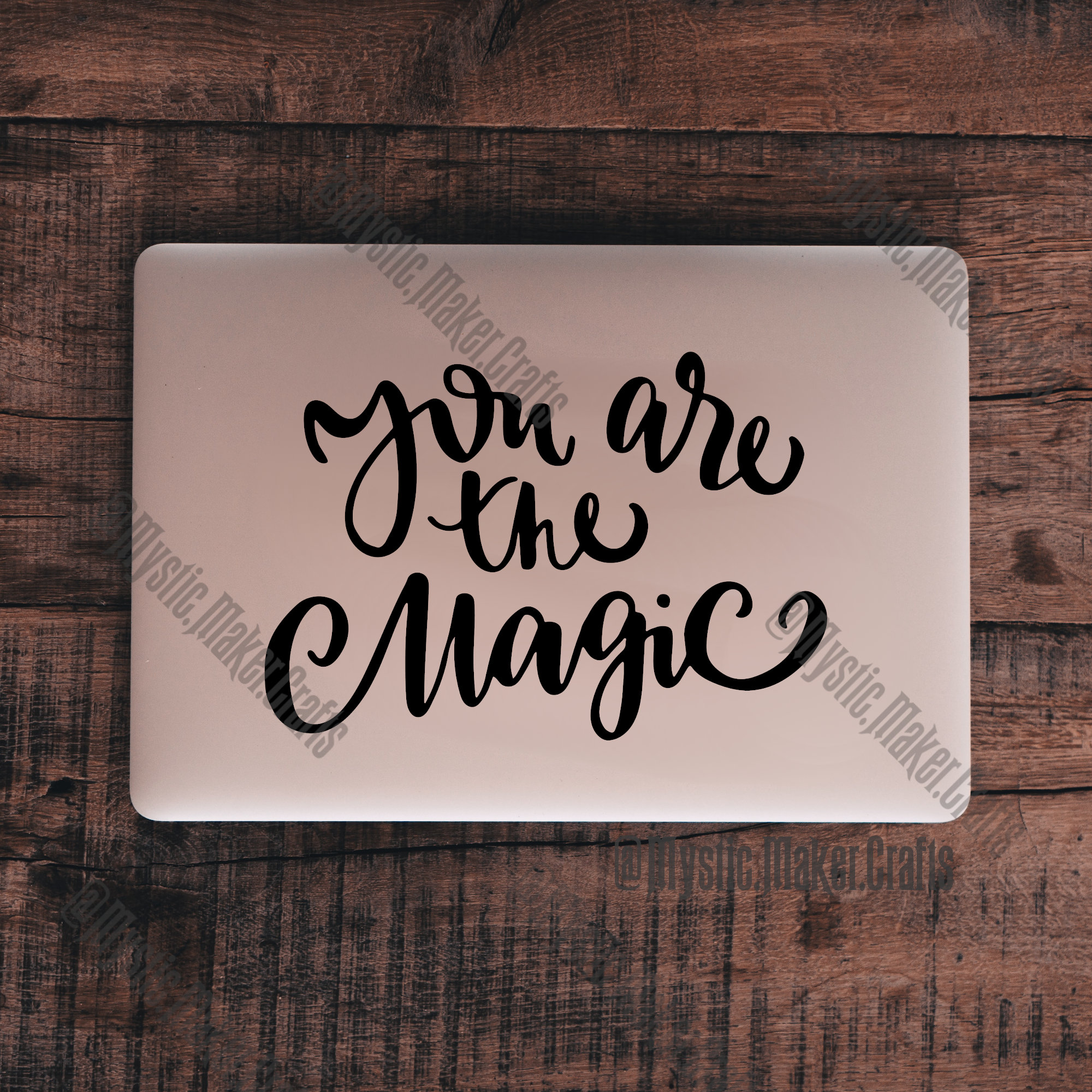 You Are the Magic Decal- Permanent Vinyl Decal- Witch Car Decal - Etsy