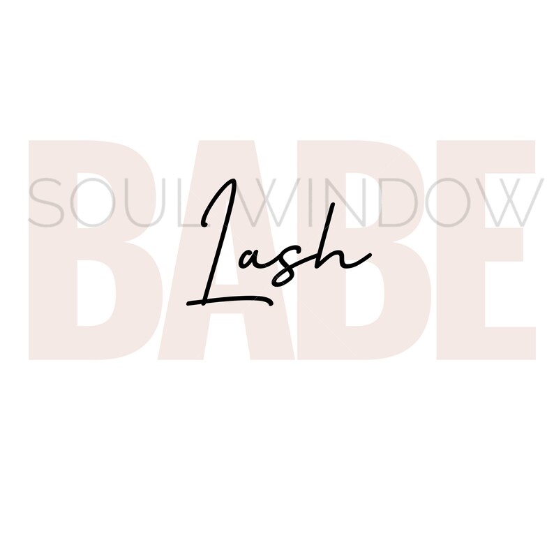 Lash Babe SVG - Etsy
