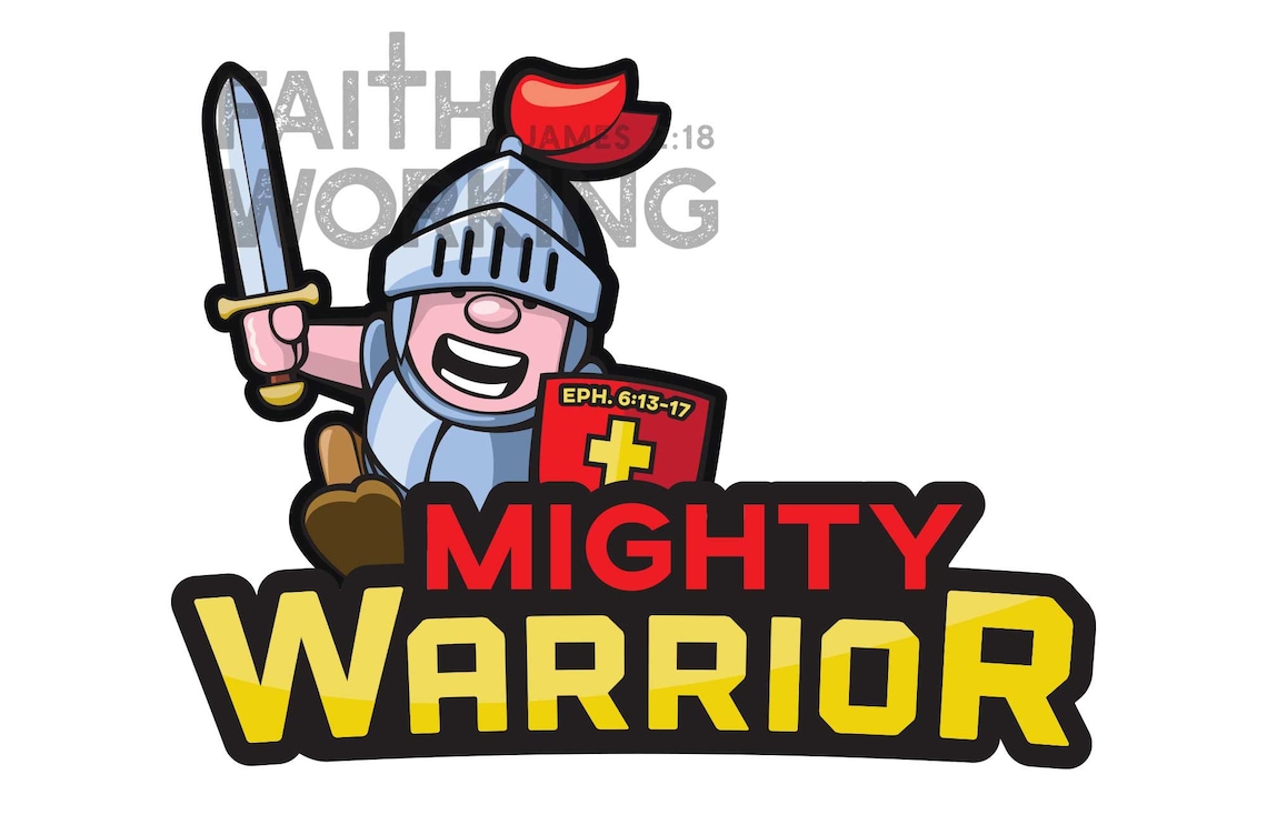 Mighty Warrior Children's Church Logo - Etsy