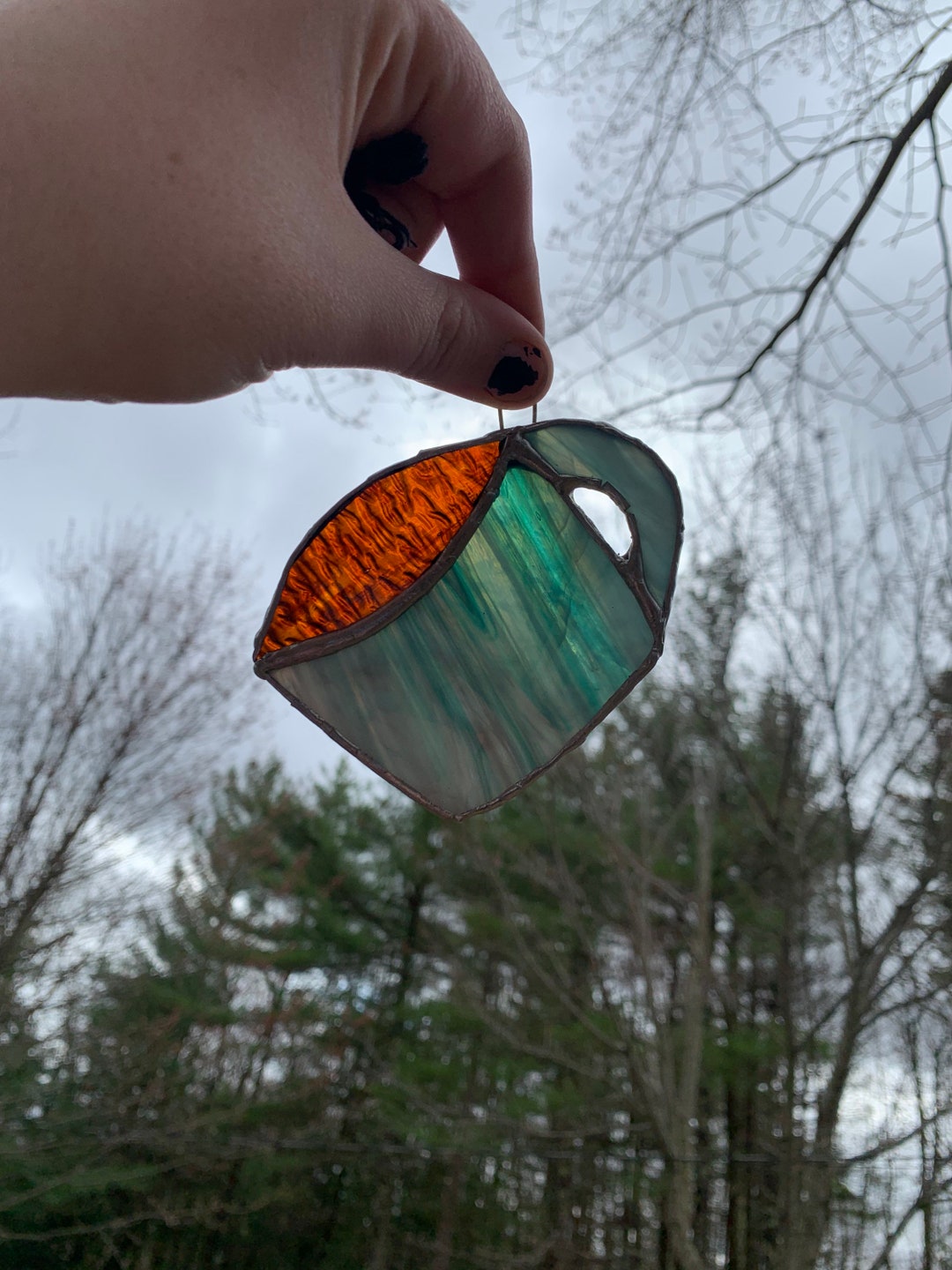 Stained Glass Coffee Cup Coffee Cup Suncatcher Coffee Lover - Etsy