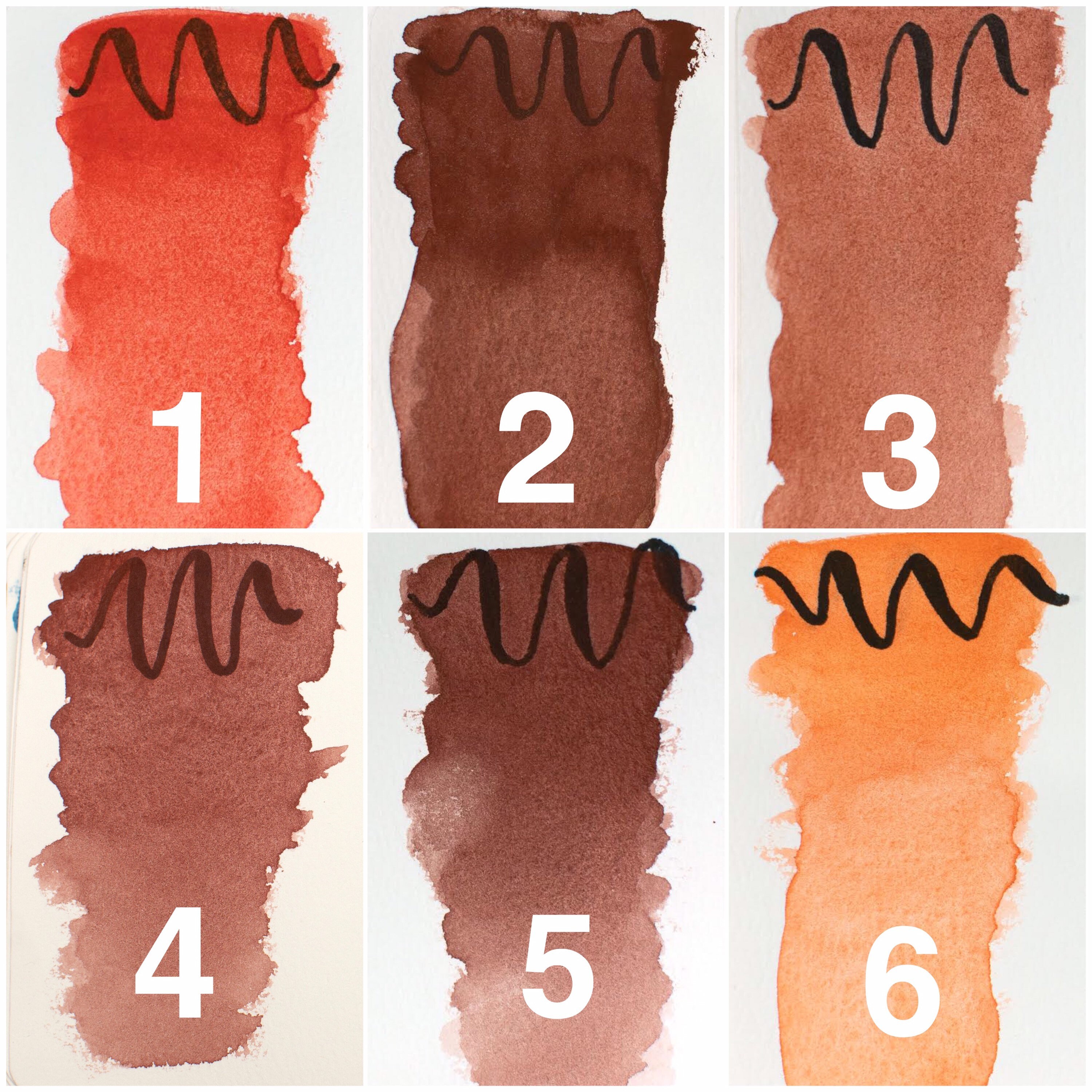 MAKE YOUR OWN Custom Ten Color Watercolor Mini Sample | Etsy