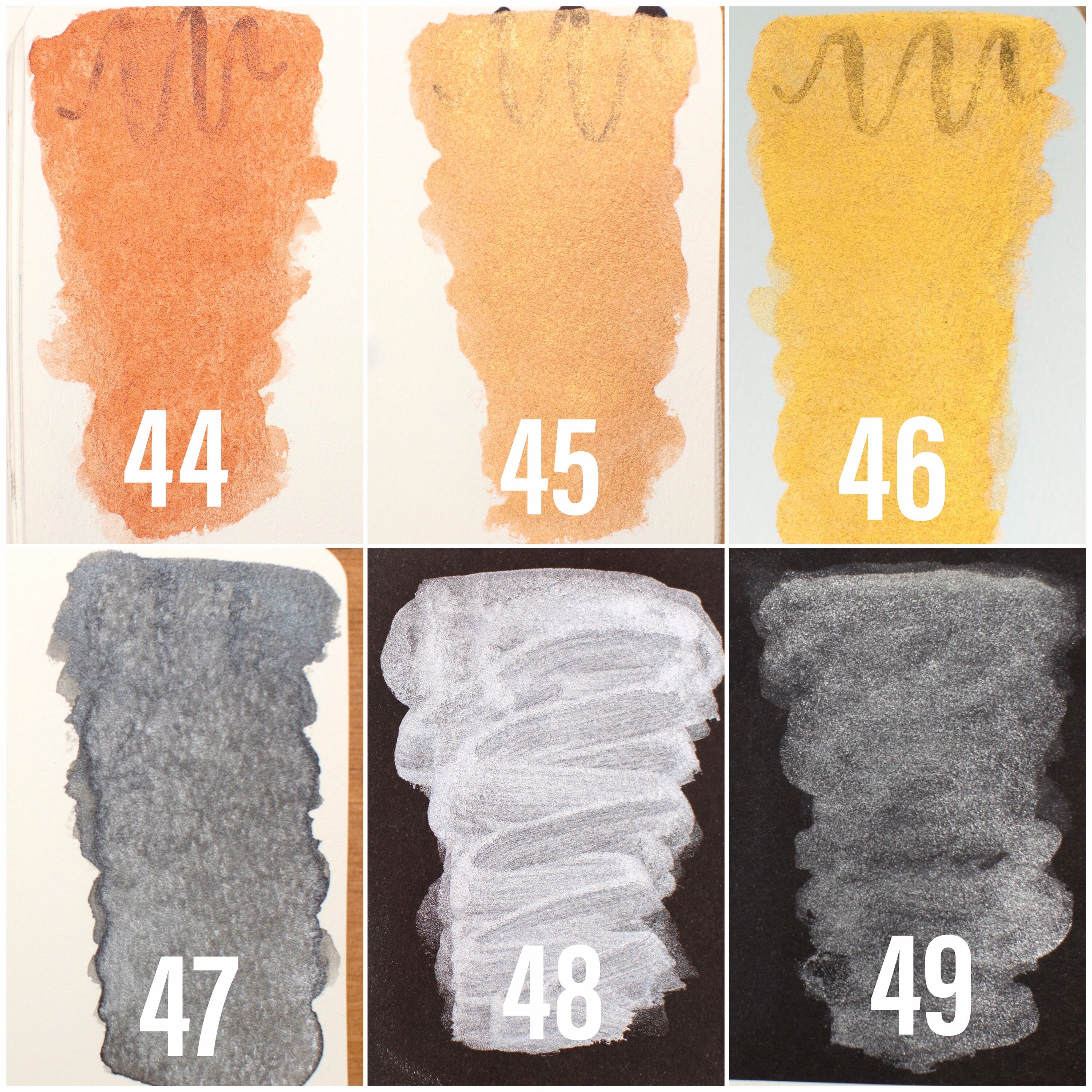 MAKE YOUR OWN Custom Ten Color Watercolor Mini Sample | Etsy