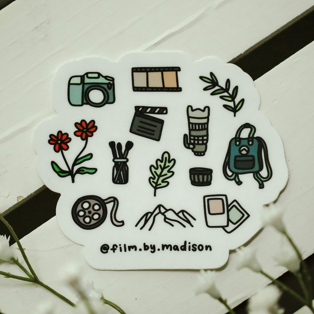 Photography Themed Sticker - Etsy