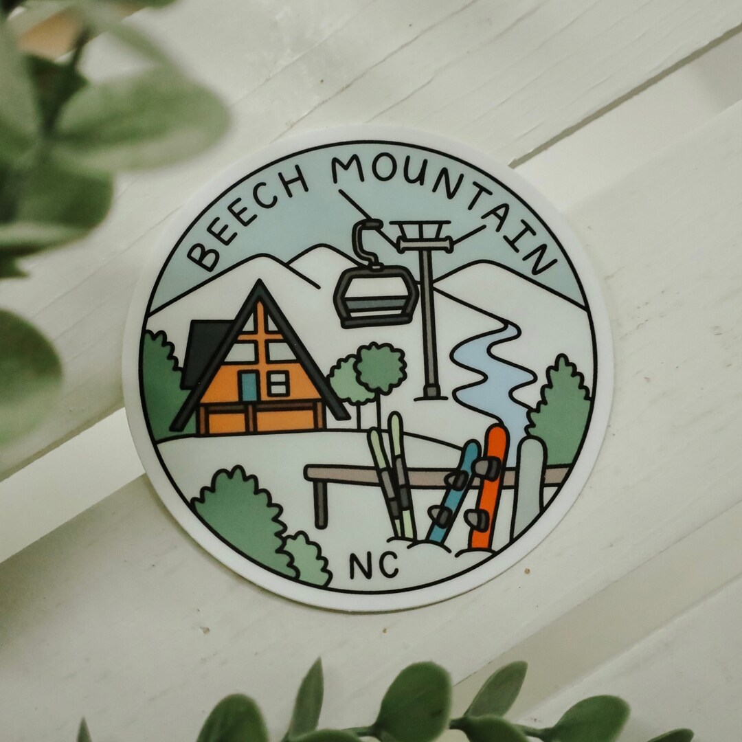 Beech Mountain NC Sticker - Etsy