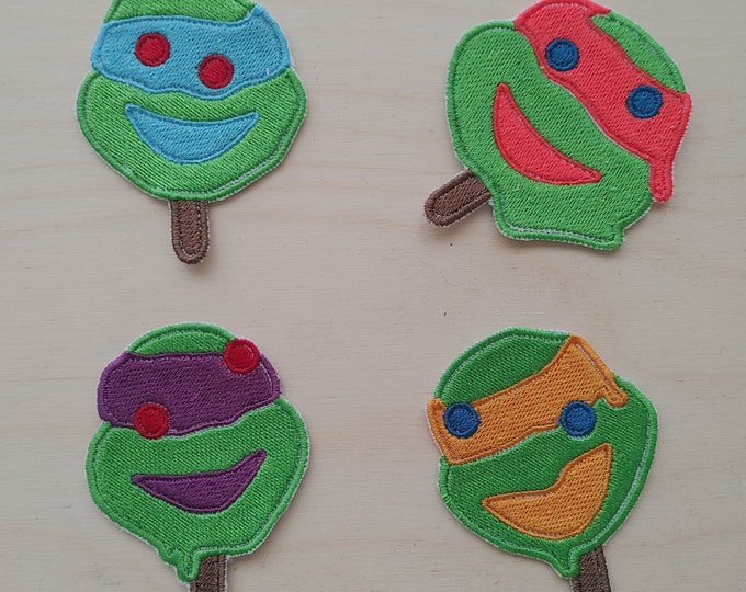 TMNT Teenage Mutant Ninja Turtles Popsicle Patches - Etsy