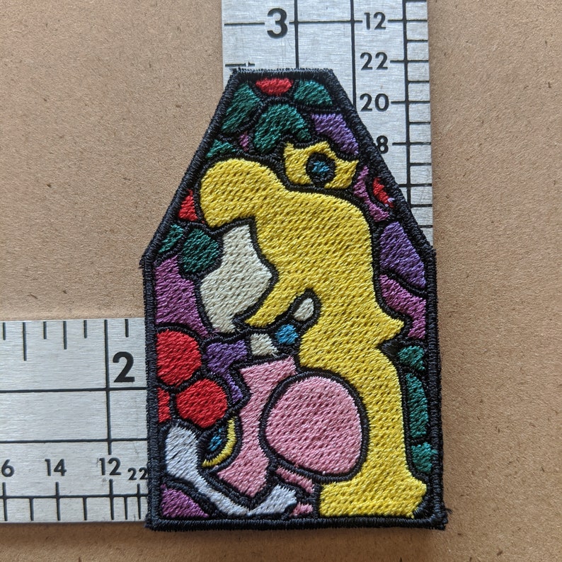 Secret Slide Peach Window Iron-on Patch Homemade | Etsy