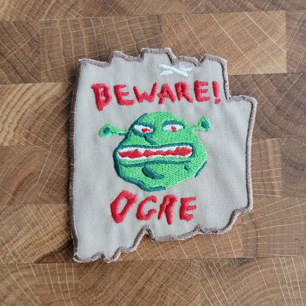 Shrek Beware Ogre - Etsy