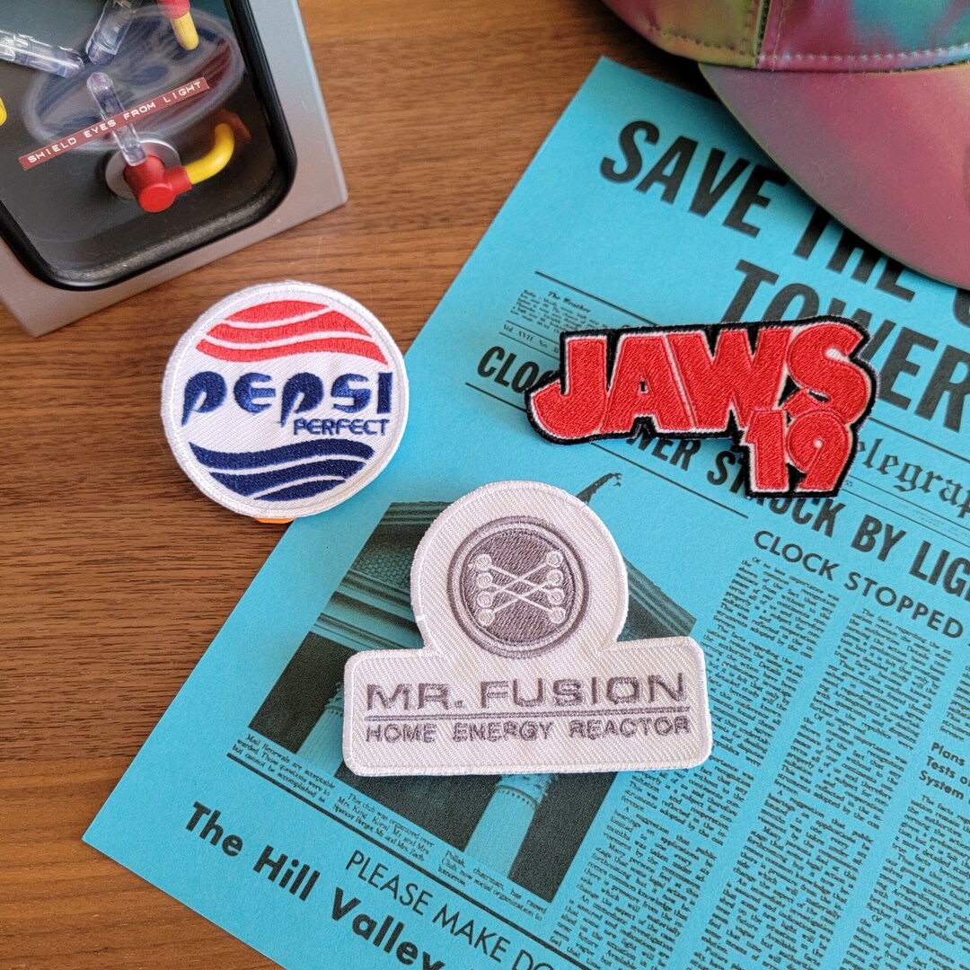 Back to the Future 2 Patches - Mr. Fusion, Pepsi Perfect, Jaws 19 - Etsy
