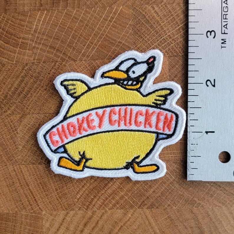 Rocko'a Modern Life Chokey Chicken Iron-on Patch - Etsy