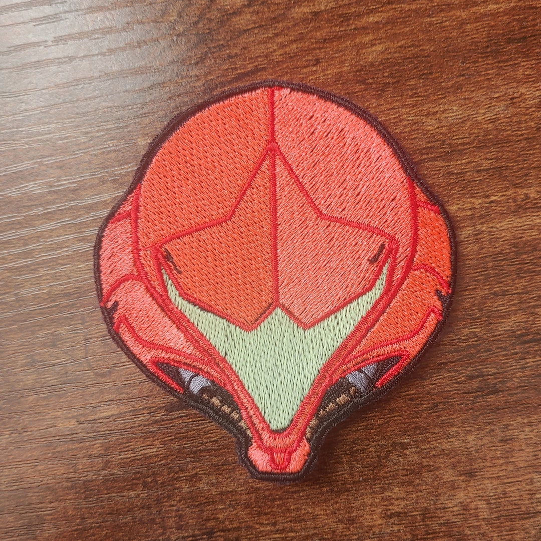 Metroid Dread - Samus Helmet Iron-on Patch - PLEASE READ DESCRIPTION - Etsy