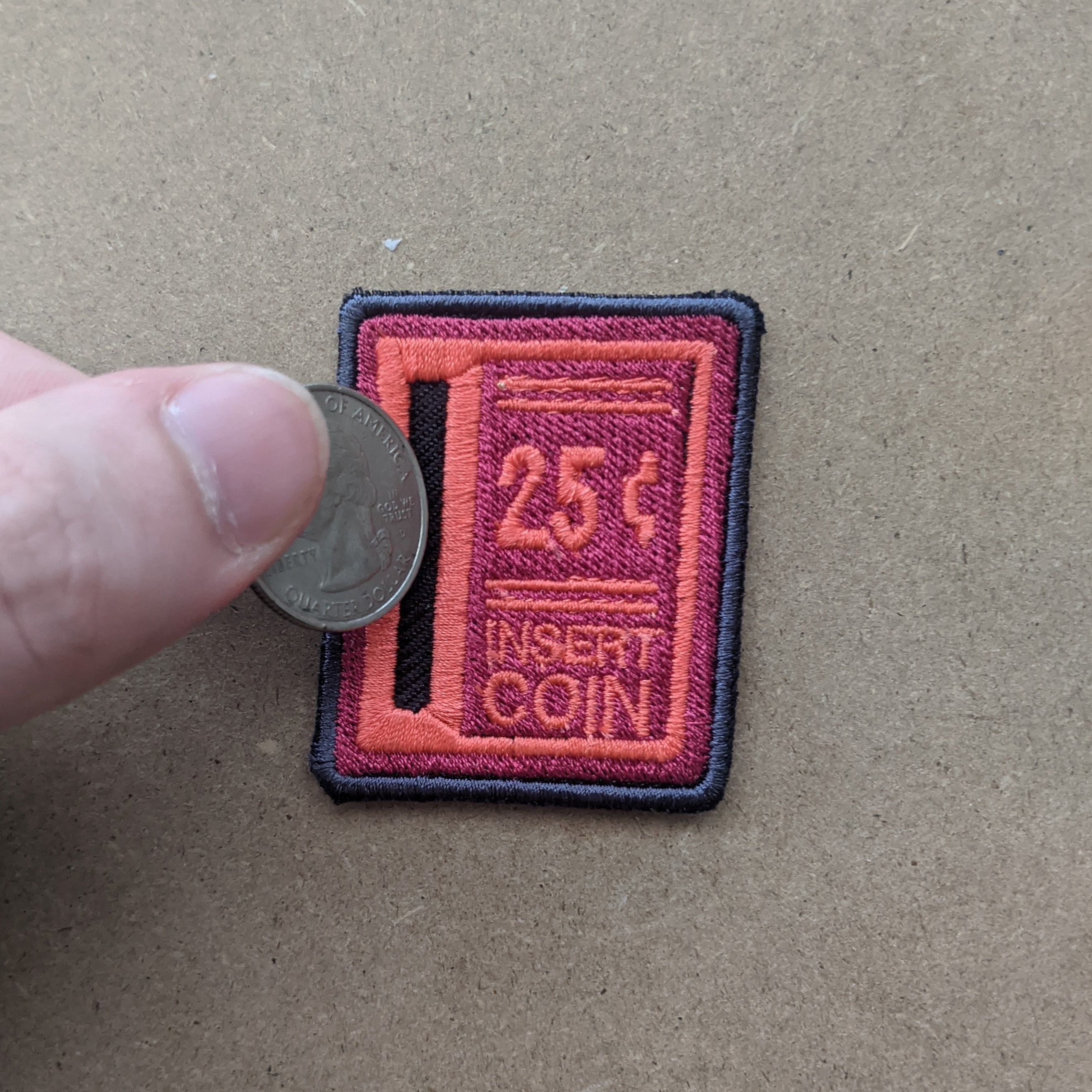 Arcade Coin Return Iron-on Patch Homemade | Etsy