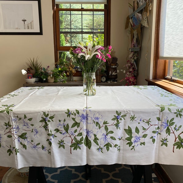 Purple Tablecloth - Etsy