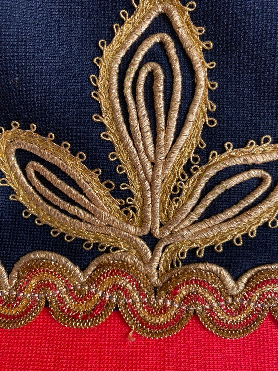 1960s Embroidered Wool Jacket, Mid Century Wool Jacke… - Gem