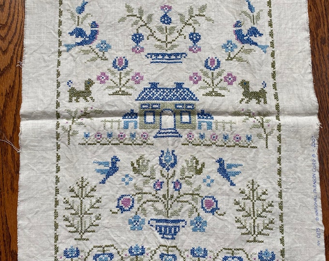 RARE Vintage Paragon “american Sampler” Cross Stitch, Vintage Cross ...