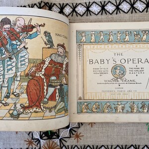 Antique Walter Cranes the Baby Opera 1st Ed. Nursery - Etsy