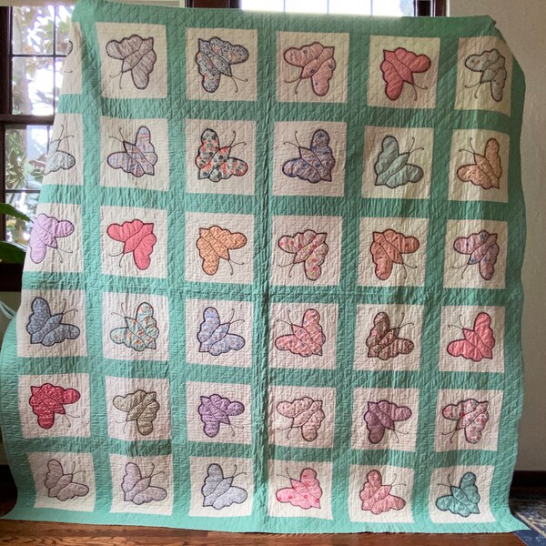 Butterfly Quilt - Etsy