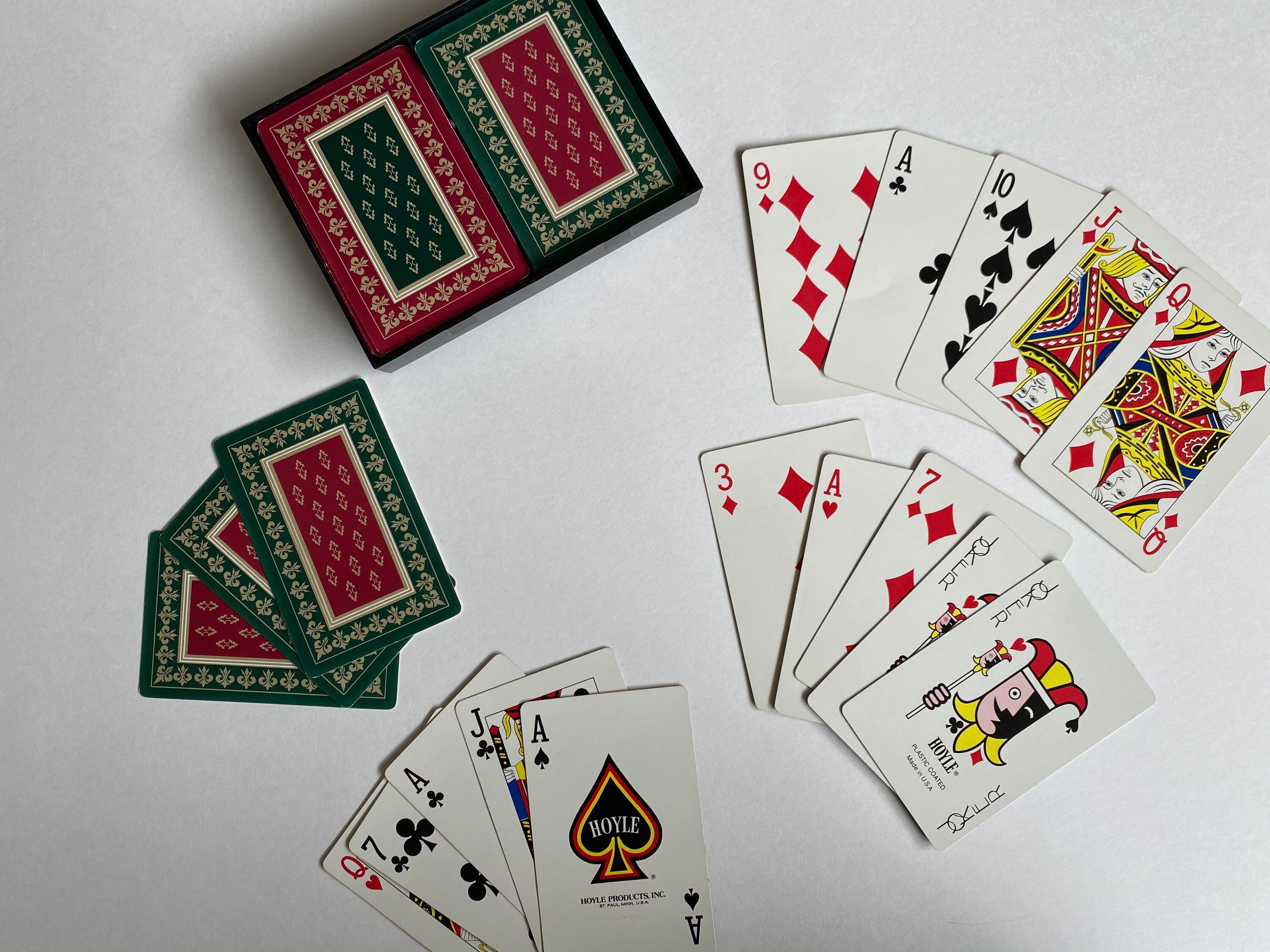 Vintage Hoyle Full Double Deck of Playing Cards Standard Card - Etsy