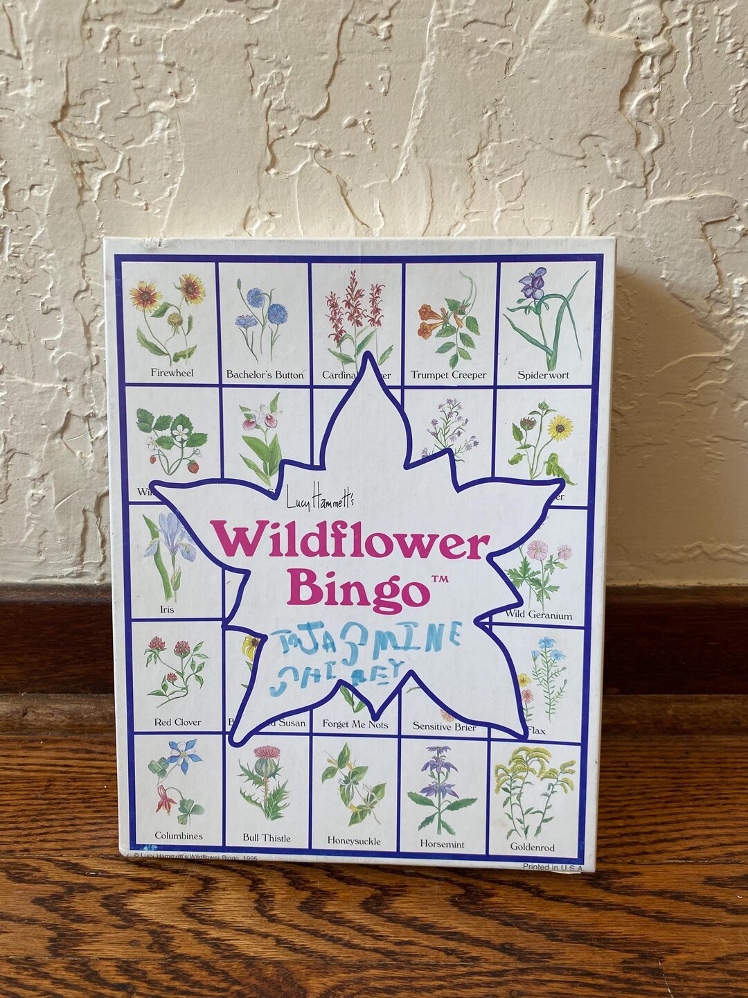 1995 Wildflower Bingo Game Set, Bingo Cards, Bingo Game, Vintage Board ...