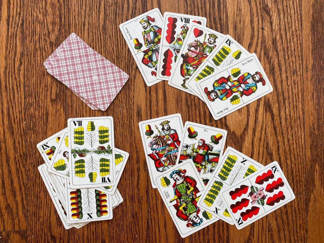 31 Vintage Hungarian Playing Cards, Standard Card Deck, Vintage ...