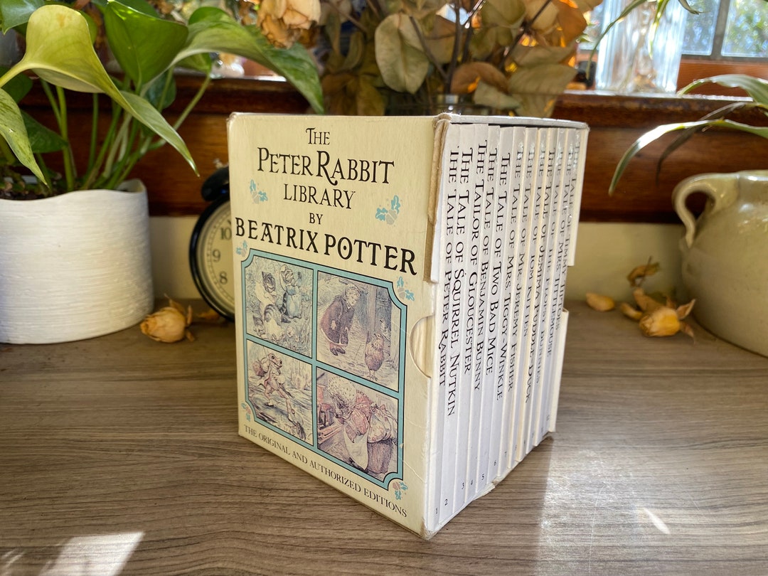 1987-88 Peter Rabbit Library Books 1-12, Beatrix Potter Book Set ...