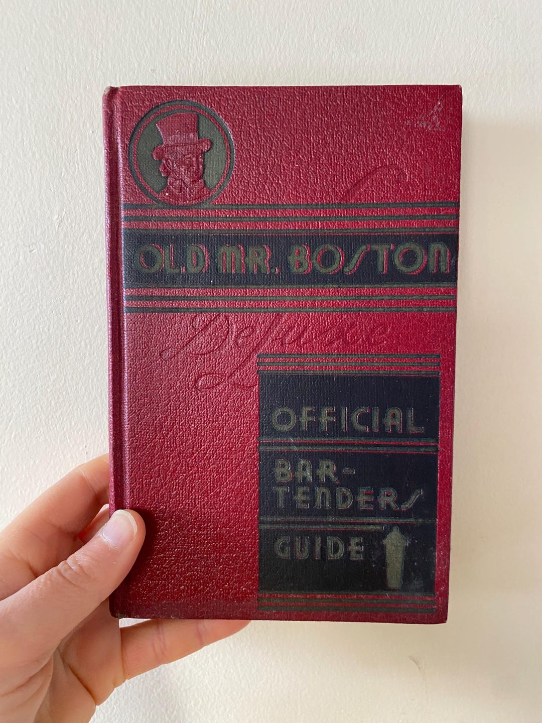 1936 Old Mr. Boston De Luxe Official Bartenders Guide, Vintage Bartender Book, Mr Boston ...