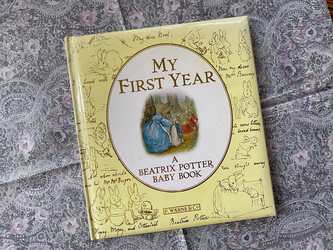 1998 Beatrix Potter My First Year Baby Book, Vintage Baby Book, Beatrix ...