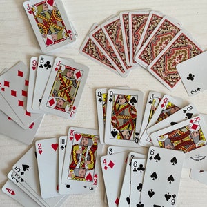 Vintage Retro Arabesque Flower KEM Playing Cards, KEM Playing Cards ...