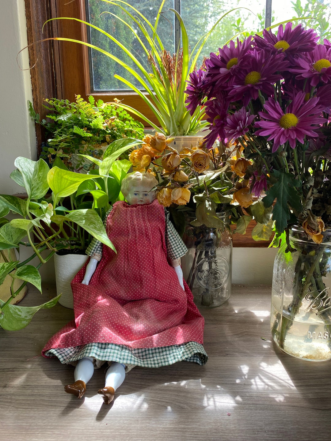 Price Drop Antique 1910s German Hertwig Marion Blonde Porcelain Doll ...