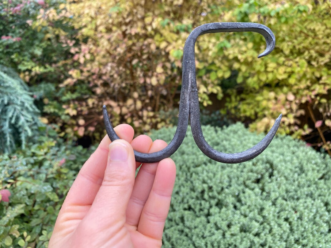 Price Drop Antique Primitive Ice Hook Hanger, Cast Iron Hooks ...