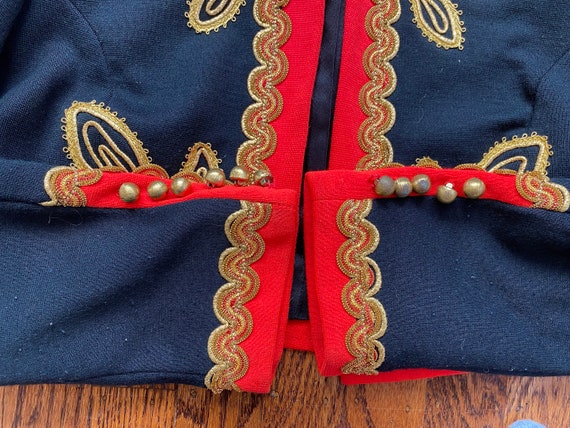 1960s Embroidered Wool Jacket, Mid Century Wool Jacke… - Gem