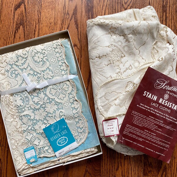 Lace Tablecloth - Etsy