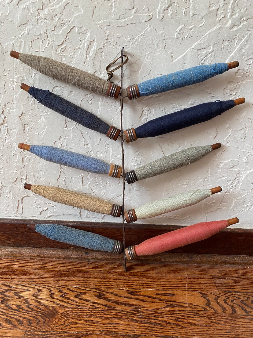 Primitive Antique Spool Holder, Antique Spool Holder, Antique Spool ...