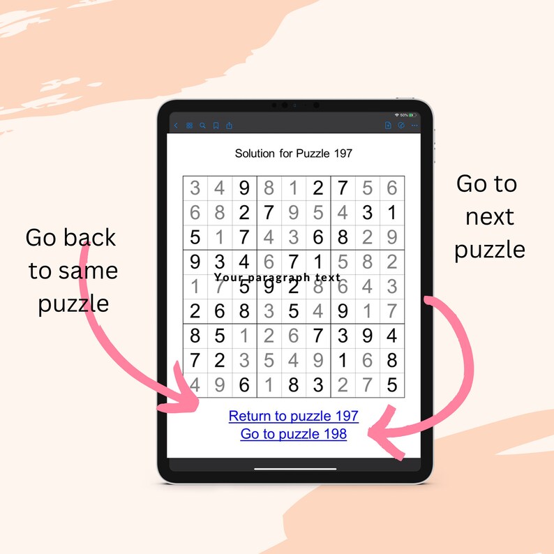 200 Easy Digital Download Sudoku Puzzles - Ipad, Goodnotes, Digital ...